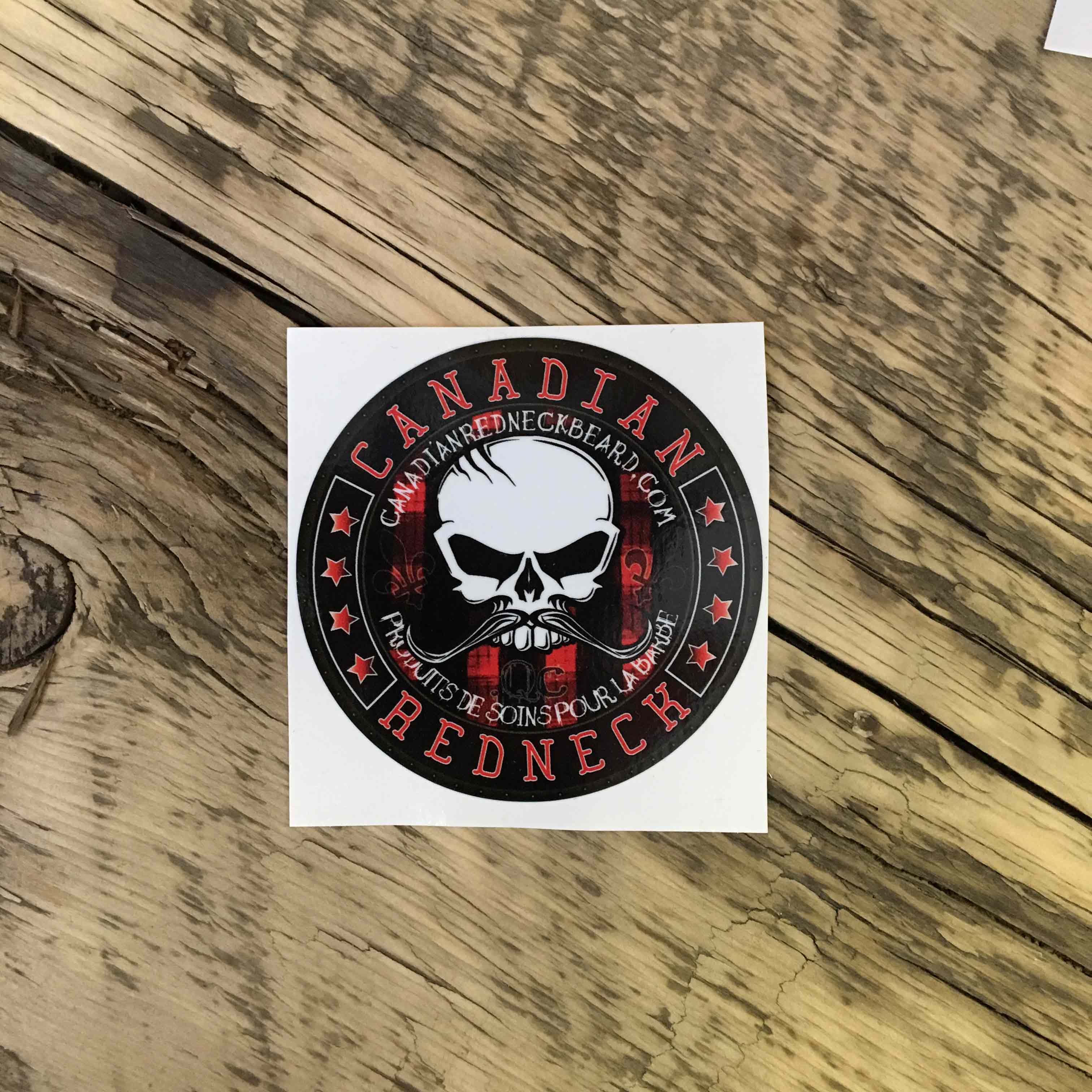 sticker-canadian-redneck-06-(caroté-stach)-3-inchs - Canadian Redneck Beard